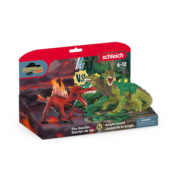 Fire Saurian vs Jungle Lizard - Eldrador – La Ribouldingue