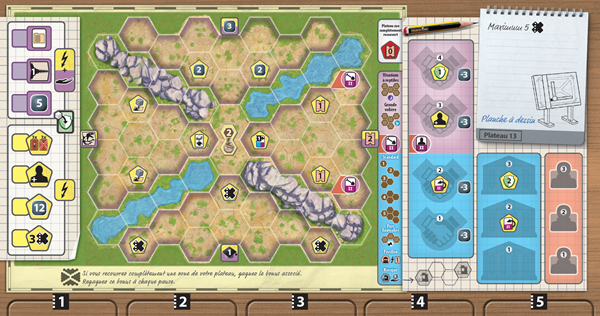 Ark Nova - Pack 2 Map Zoo Plateau (Exp) (Fr) — La Ribouldingue