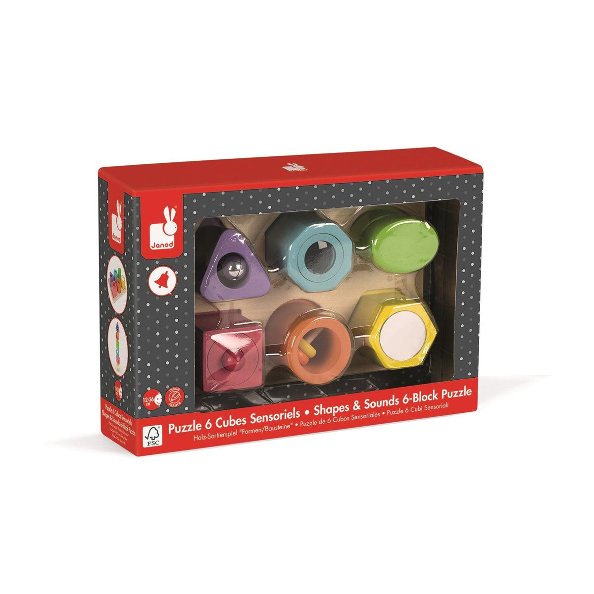6 cubes sensoriels — La Ribouldingue