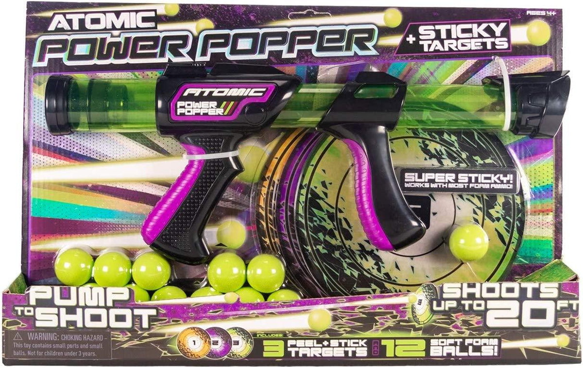 Atomic Power Poppers 12X with Sticky Targets — La Ribouldingue