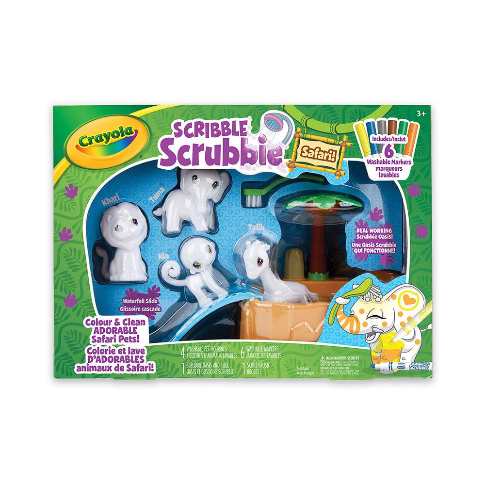 Scribble Scrubbie - Safari animals to color and bathe — La Ribouldingue